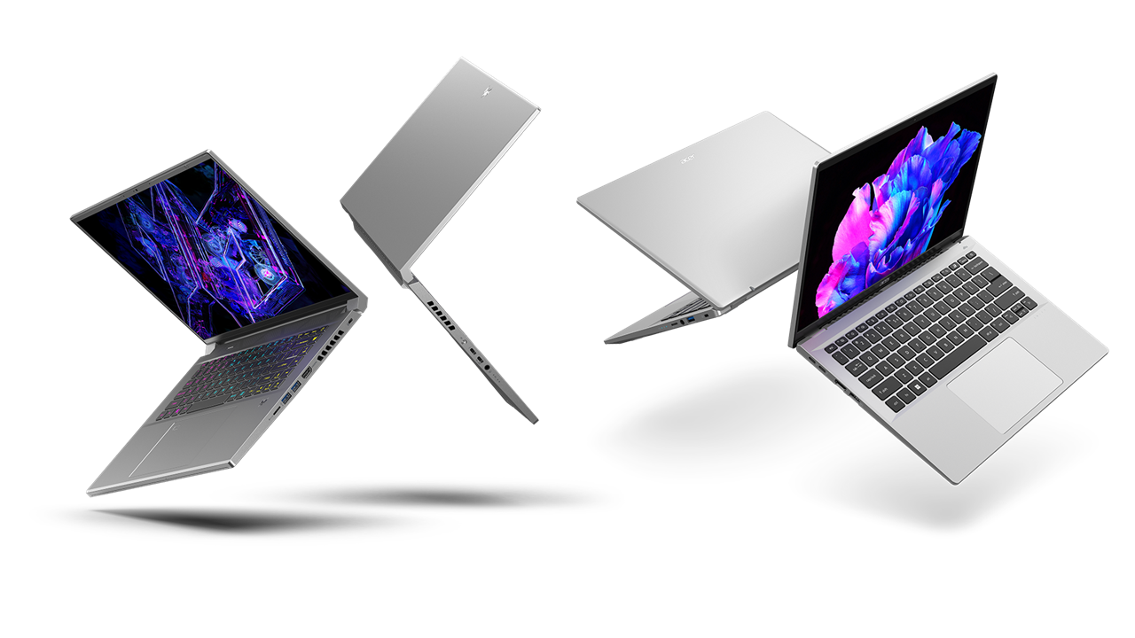 Acer发布两款全新笔记本，首发Intel Core Ultra处理器！ - Mdroid