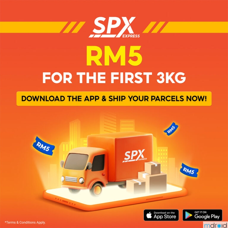 Shopee SPX Express App开放下载, 首3kg只需RM5！ - Mdroid